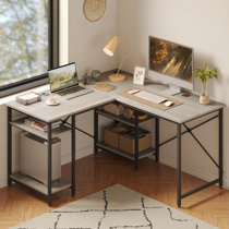 Wayfair cyra l shaped desk store